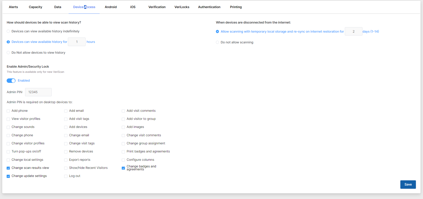 Settings | IDScan.net